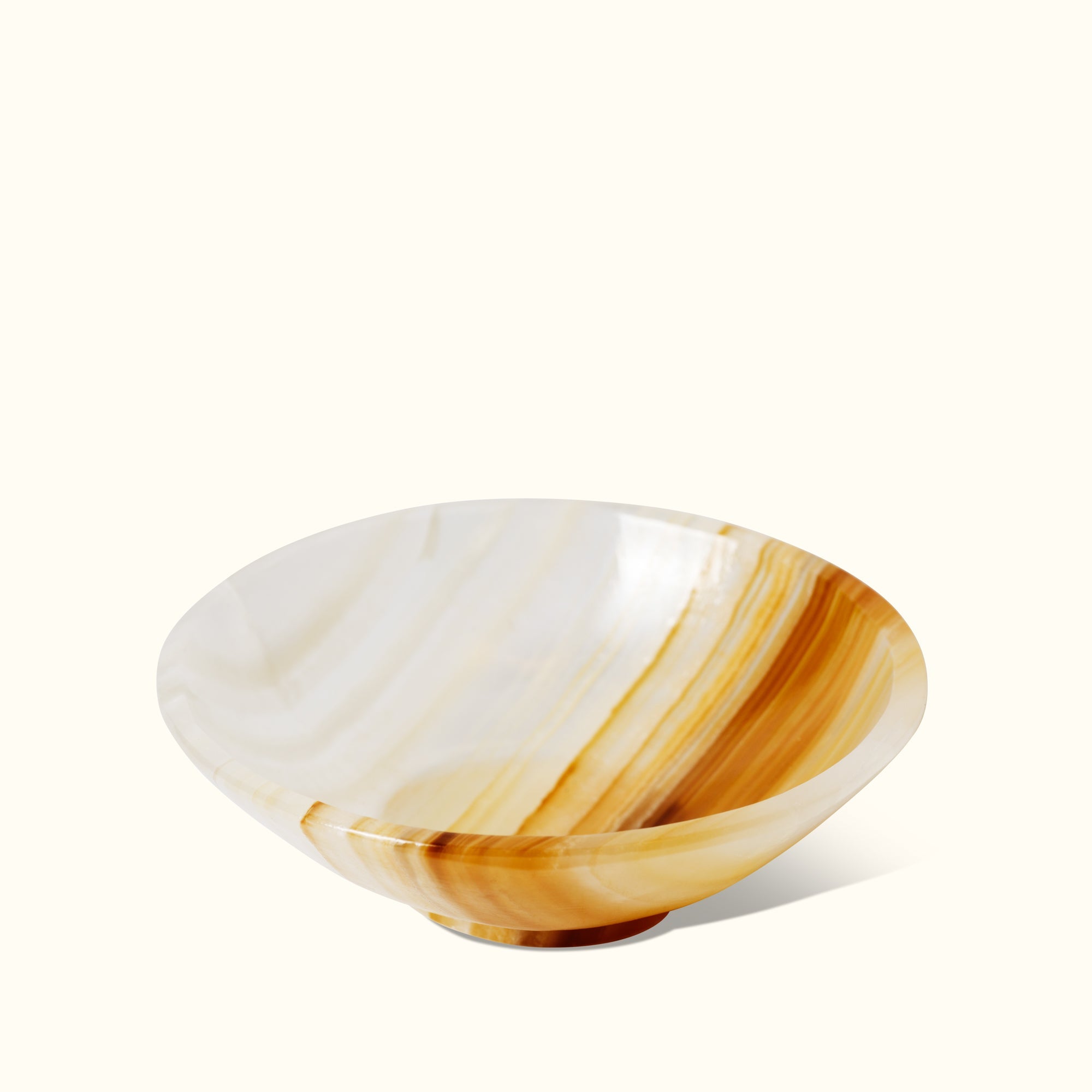 Tan Aragonite Crystal Bowl - Novenary